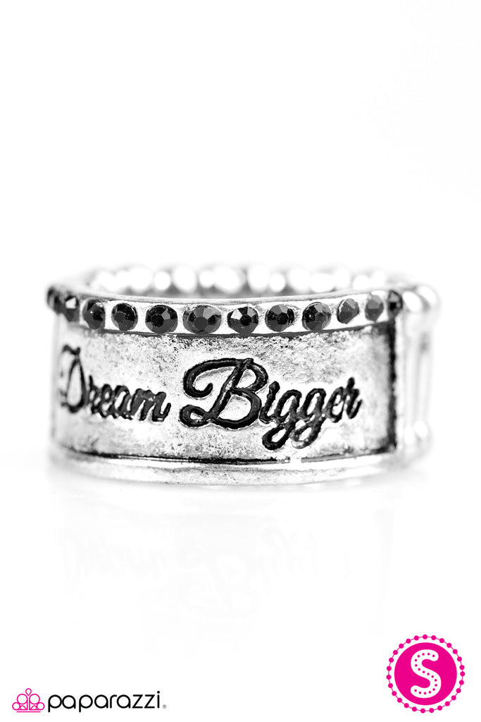 Paparazzi "Theres No Dream Too Big - Black" ring