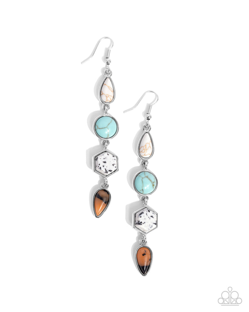 Paparazzi "Singular Stones" Multi Earrings