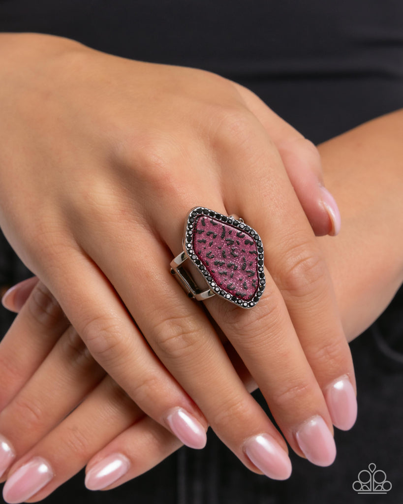 Paparazzi "Sporadic Stone" Pink Ring