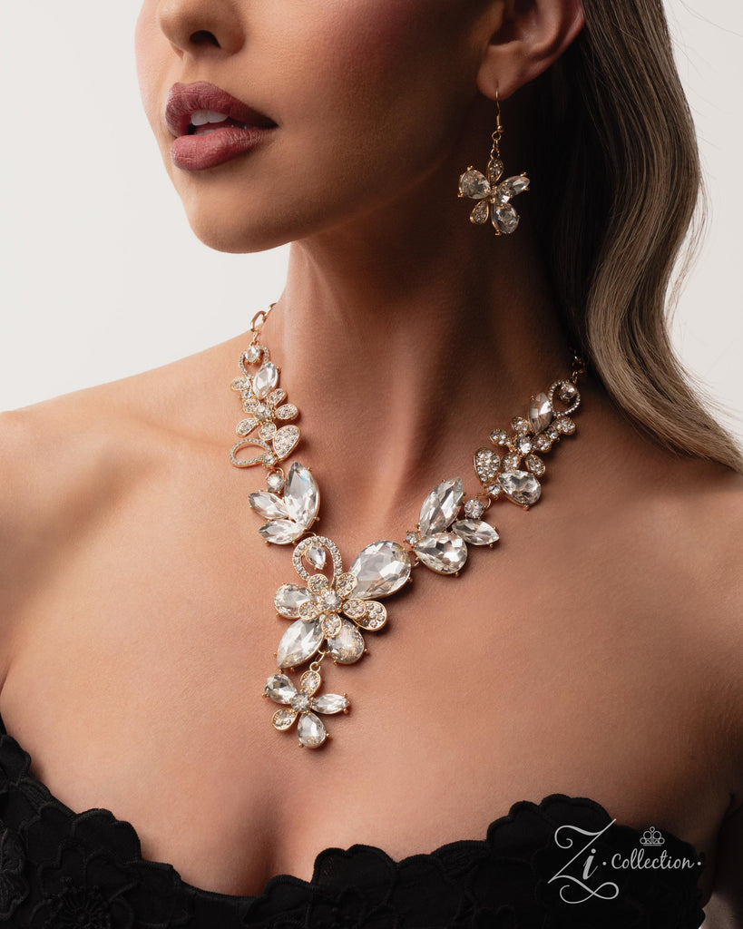 Paparazzi "Effulgent" Zi Collection Necklace & Earring Set