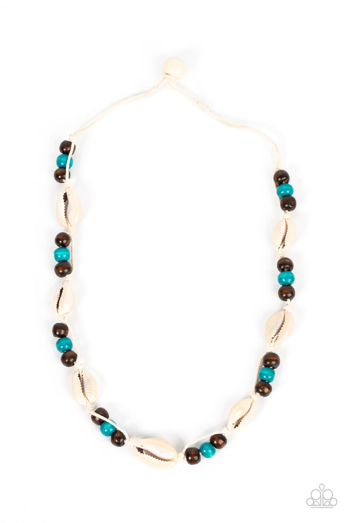Paparazzi "Bermuda Beachcomber" Blue Urban Necklace Unisex