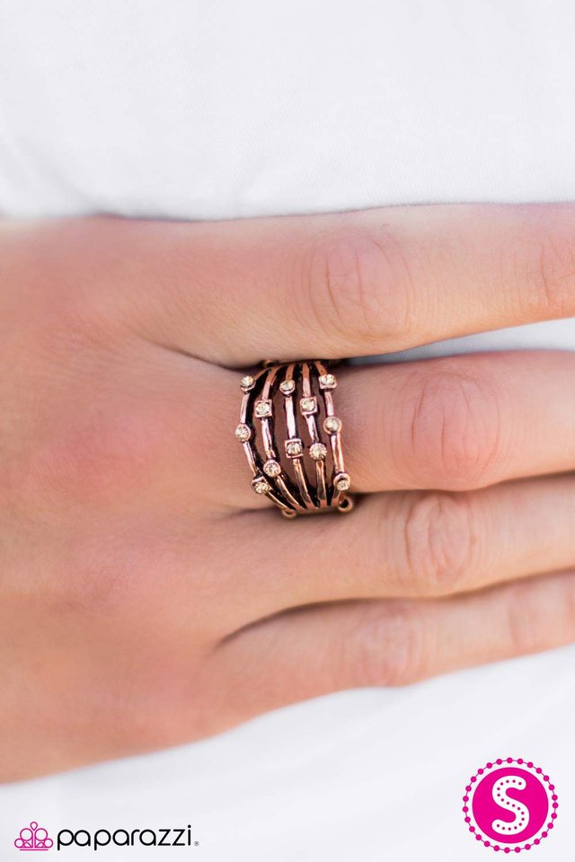 Paparazzi "Sporadic Sparkle" Copper Ring
