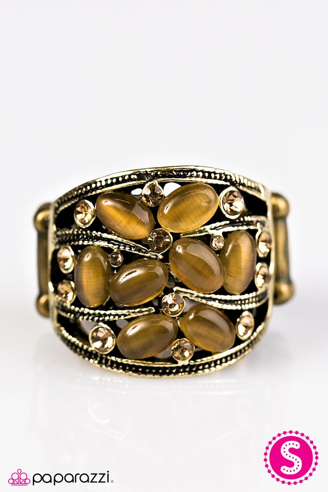 Paparazzi "Moonbeam Light" Brass Ring