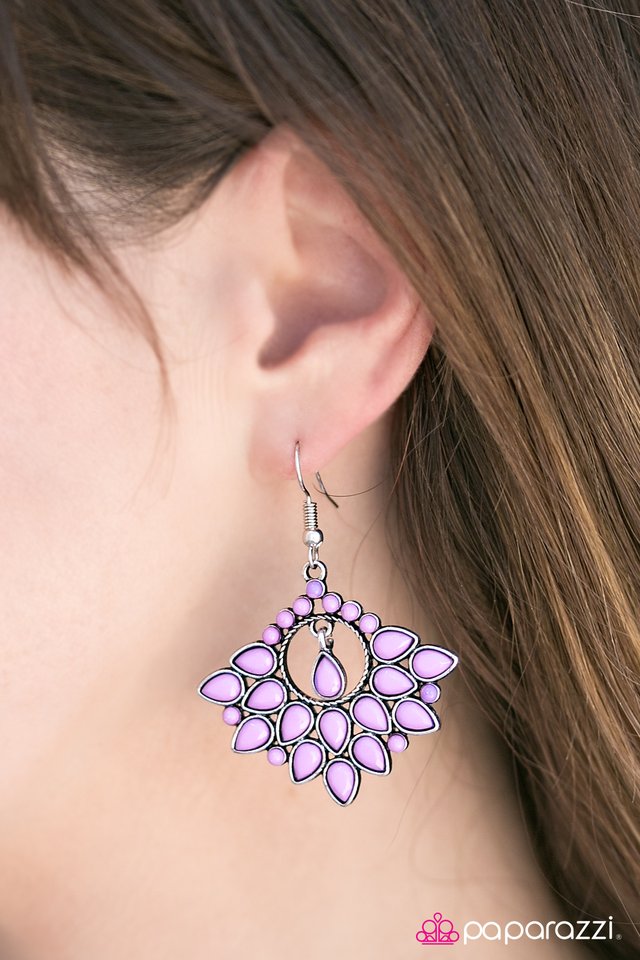 Paparazzi "Isla Bella" Purple Earrings