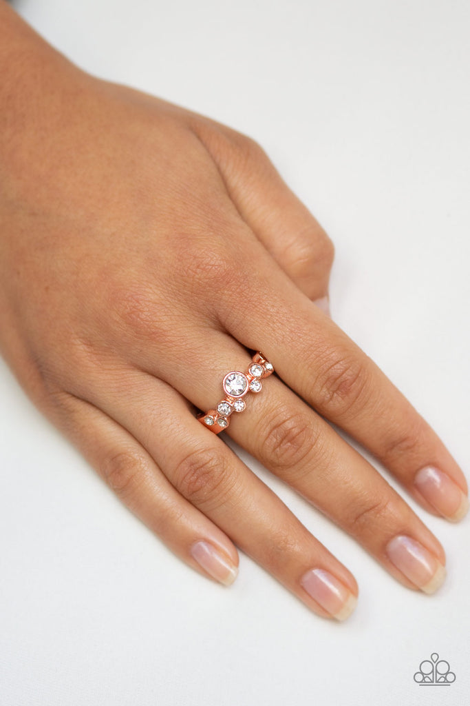 Paparazzi "Sparkle Spree" Copper Ring