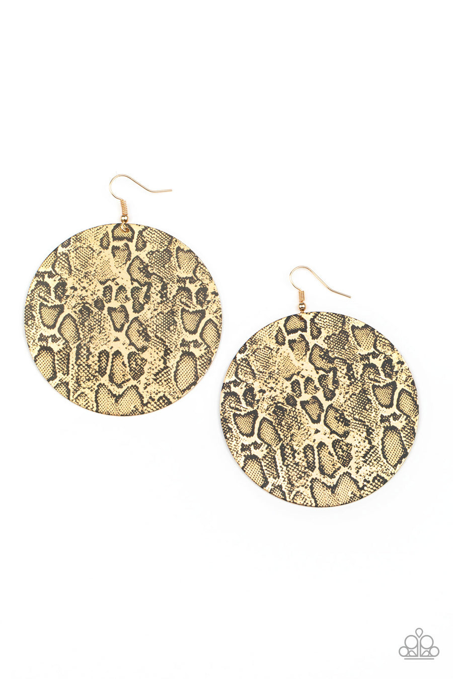 Paparazzi "Animal Planet" Gold Earrings