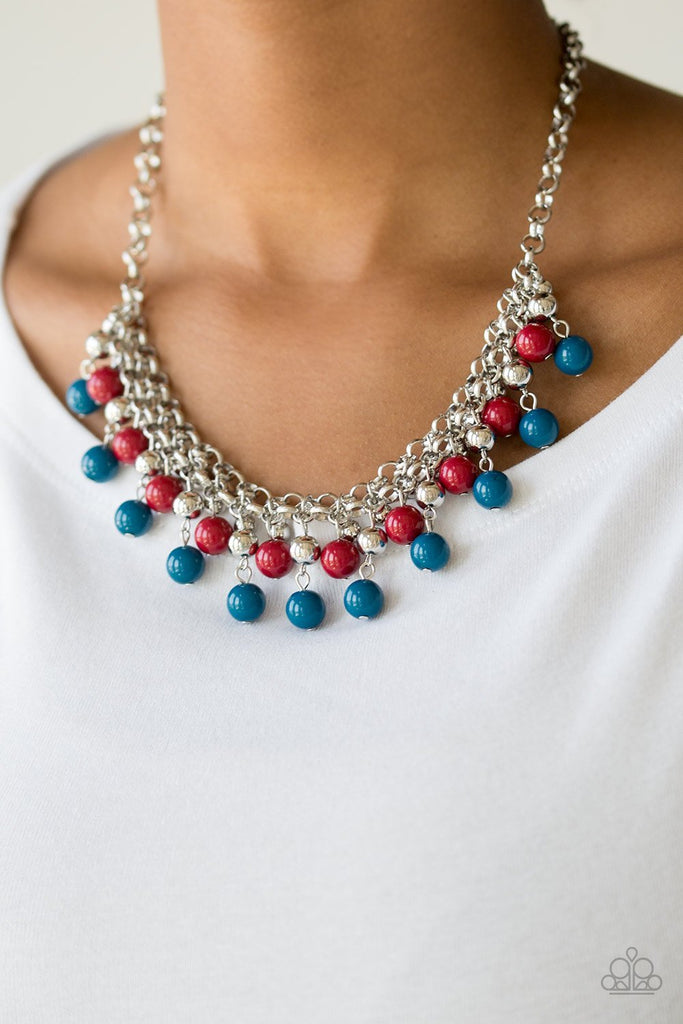 Paparazzi "Friday Night Fringe" Multi Necklace & Earring Set