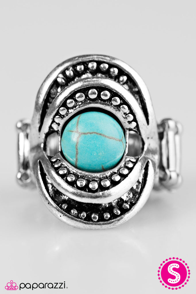 Paparazzi "Cliffside Cabana" Blue Ring
