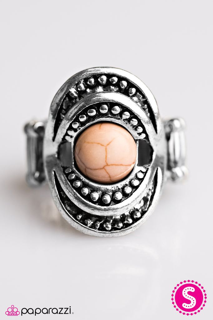 Paparazzi "Cliffside Cabana" Brown Ring