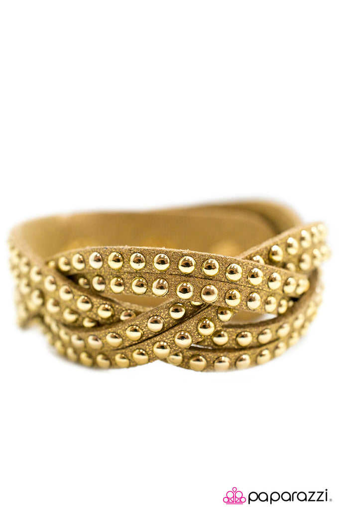 Paparazzi "Number One Stunner - Gold" bracelet